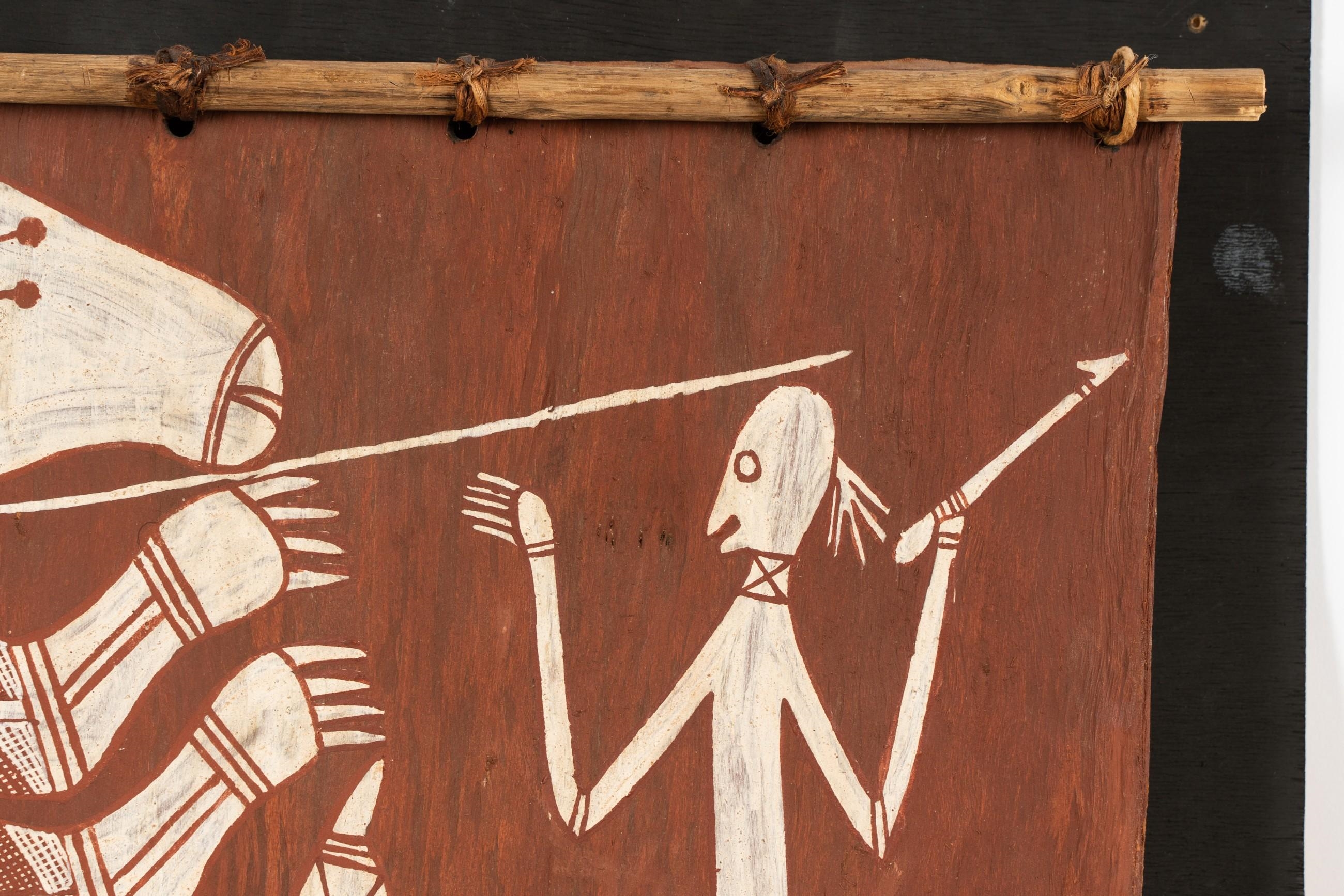 Bluey Ilkarr Gunjinji | Mimi Hunting Kangaroo | MutualArt