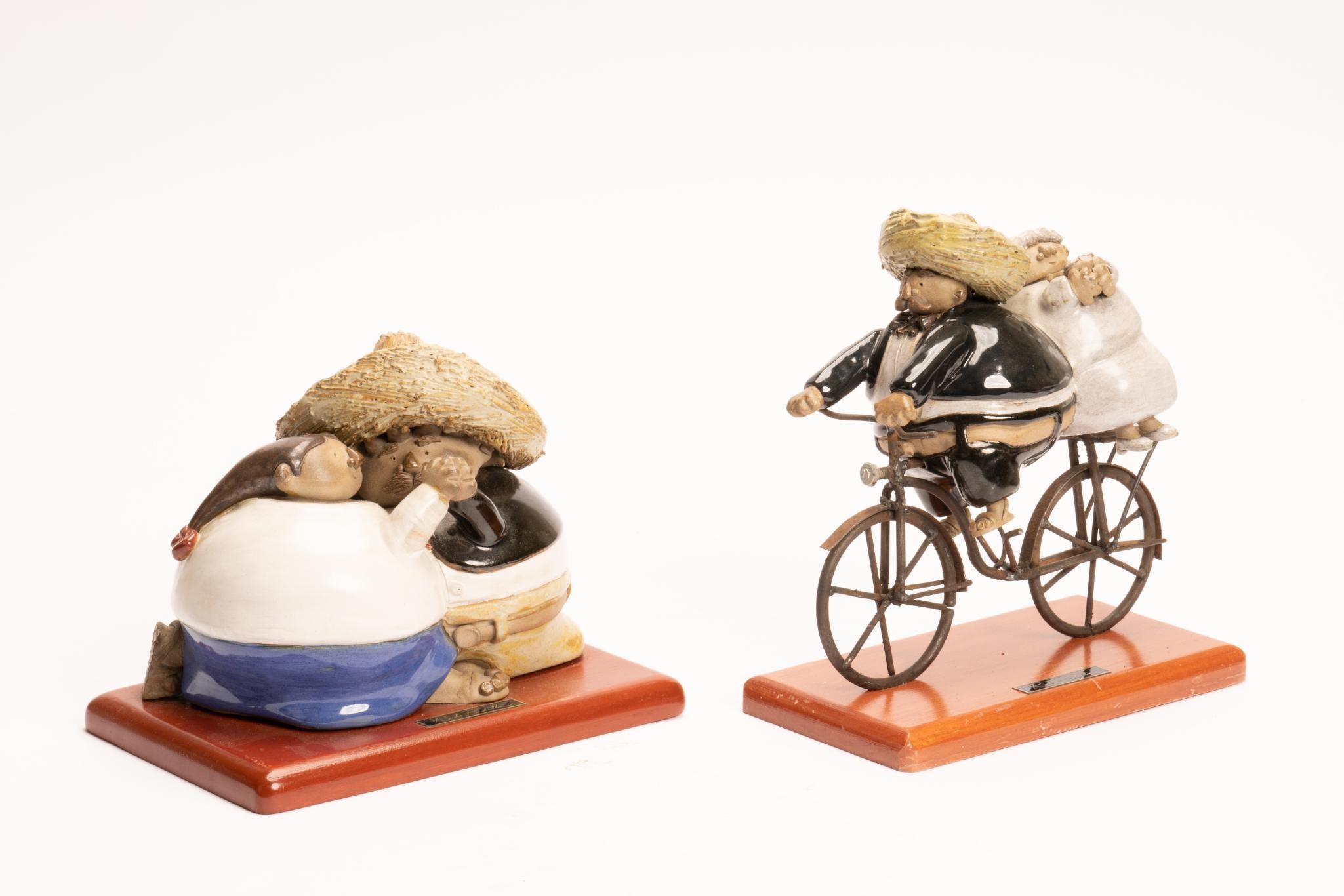 Rodo Padilla | Dancing Couple; Couple on Bike | MutualArt