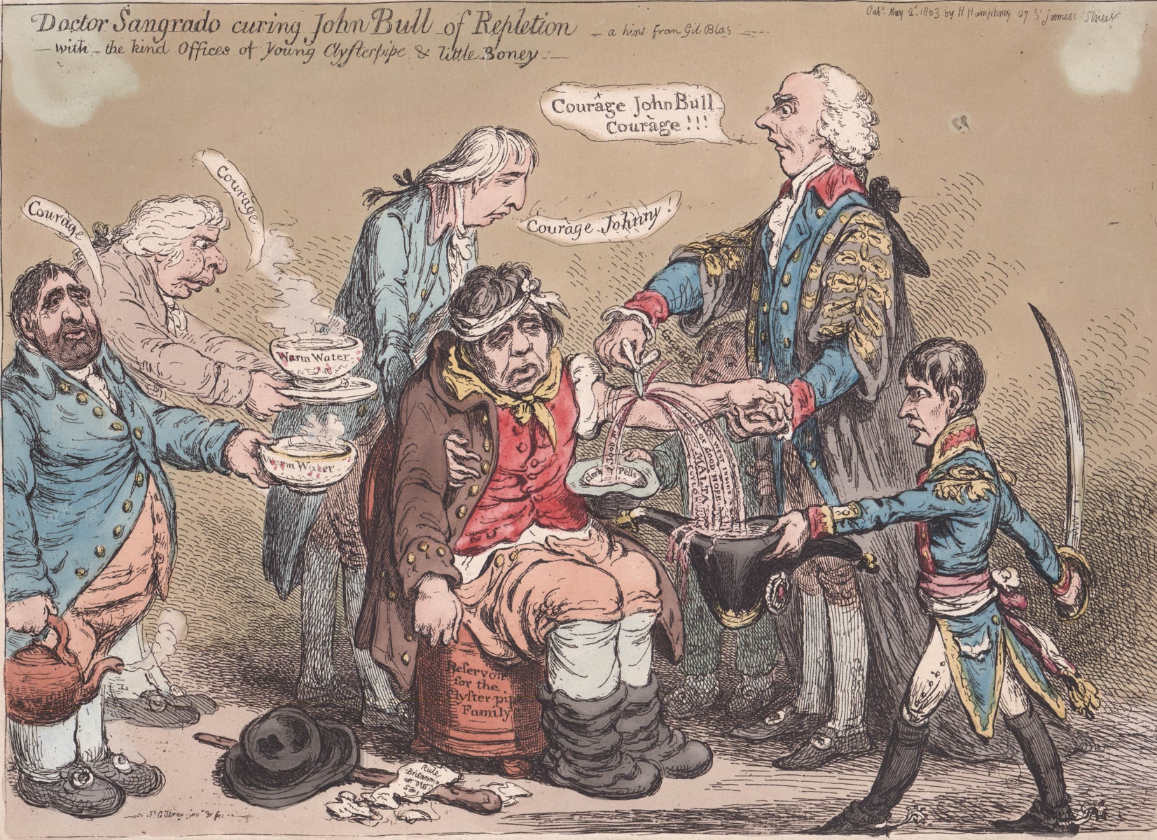James Gillray | John Bull (1803) | MutualArt