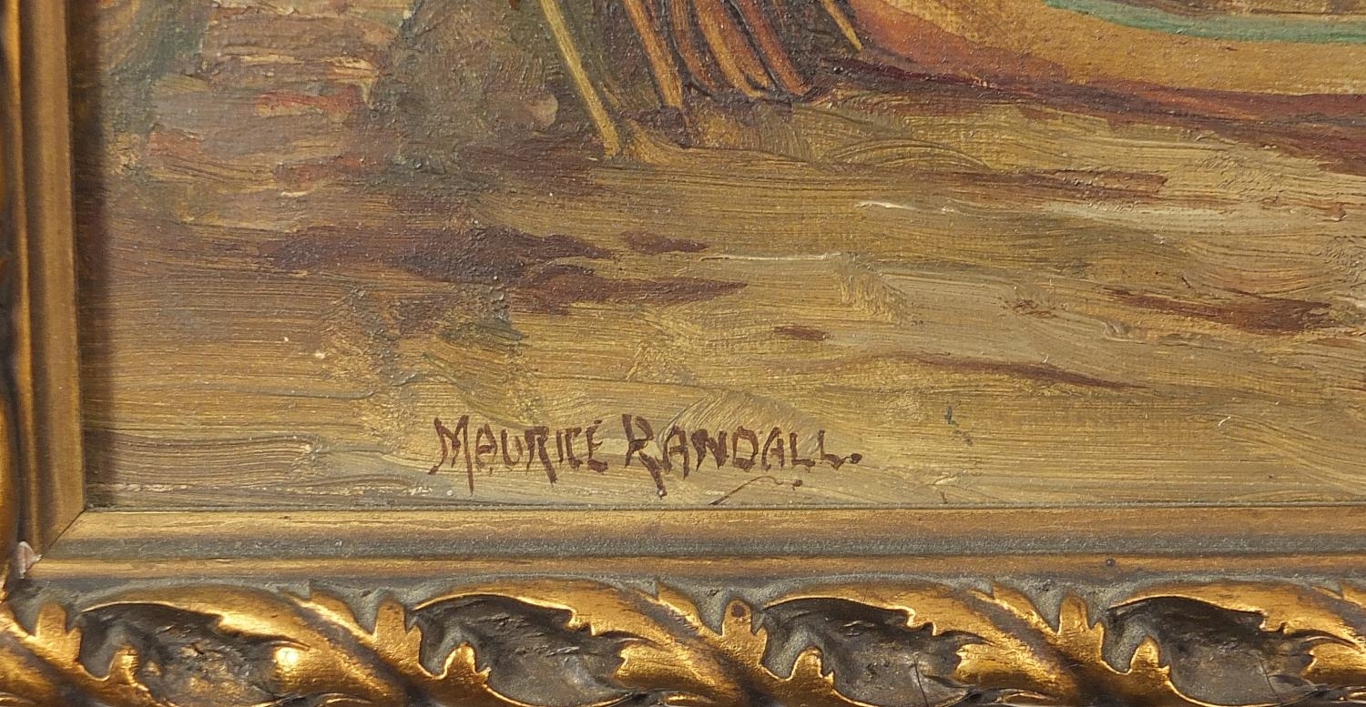 Maurice Randall | Maurice Randall - Harbour scene with ships (19th Century 20th Century) | MutualArt