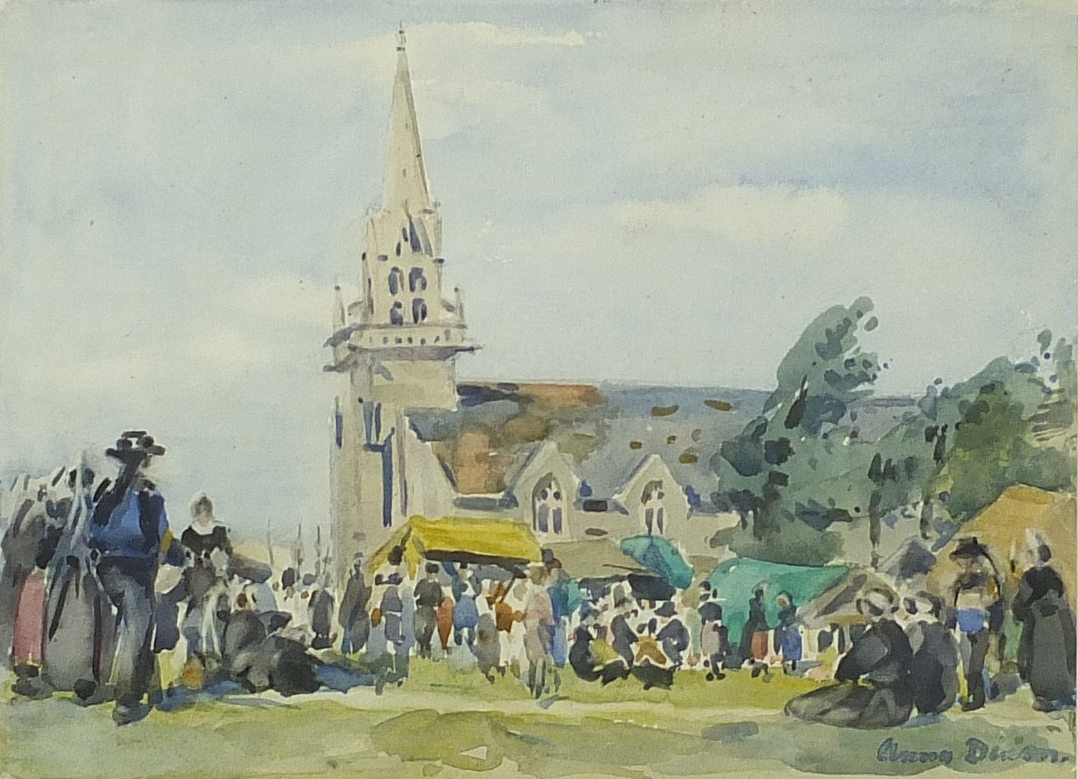 Anna Dixon | A Breton Pardon | MutualArt