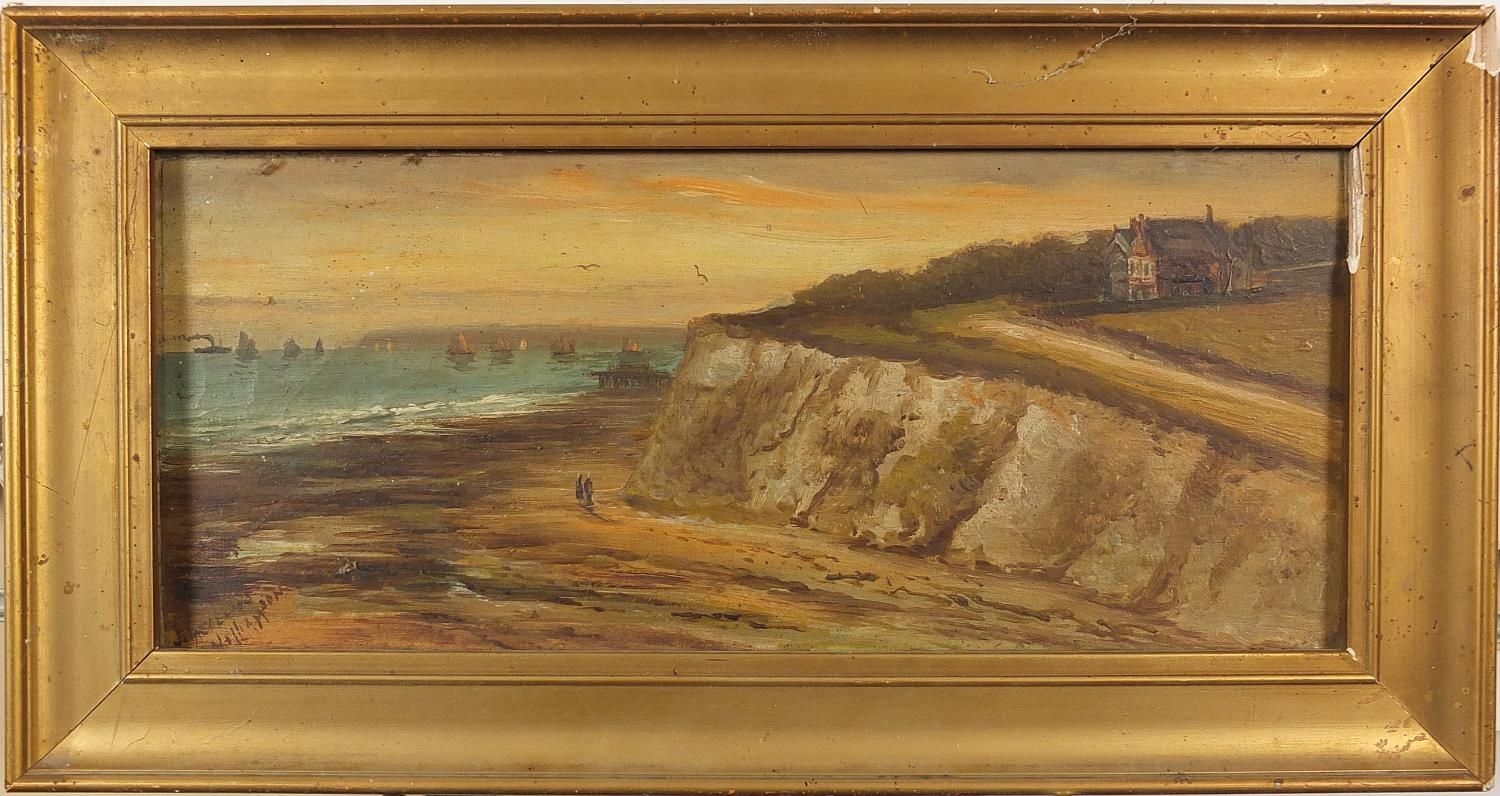 John Lascelles Williamson | Coastal landscape with cliffs | MutualArt
