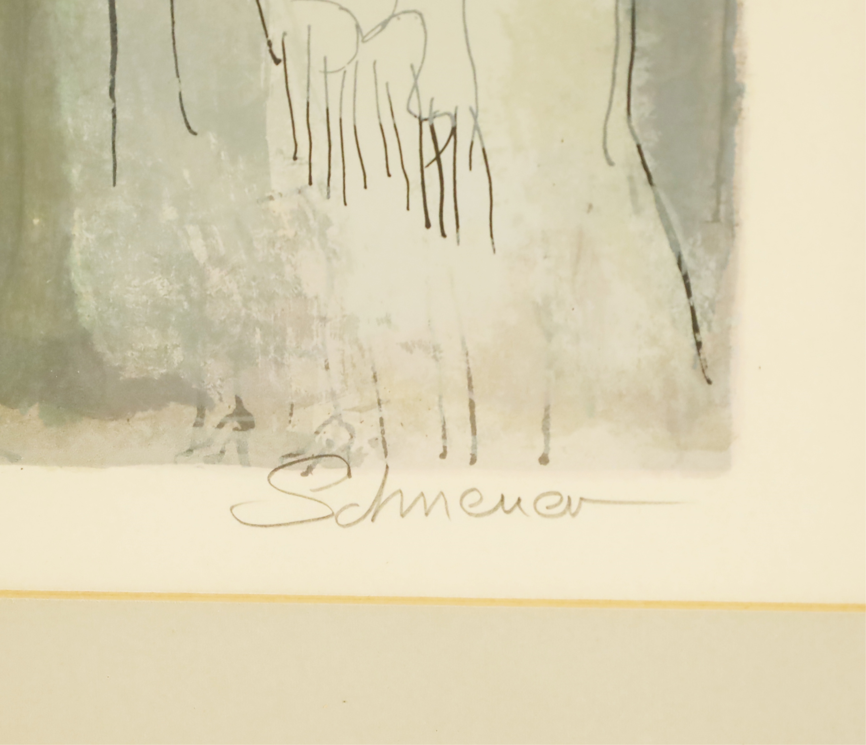 David Schneuer | Parisian cafe scene | MutualArt