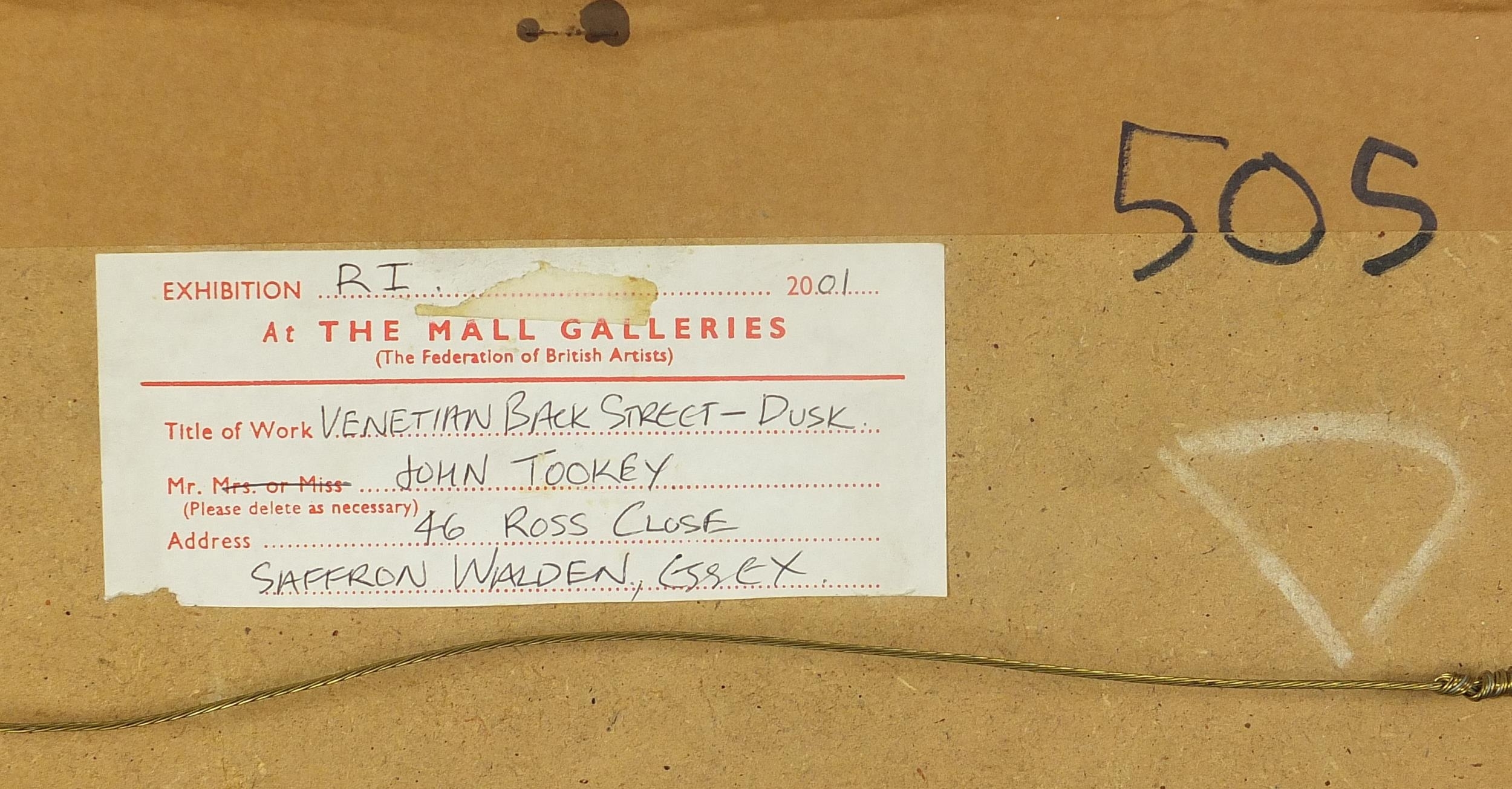 John Tookey | Venetian backwater at dusk | MutualArt