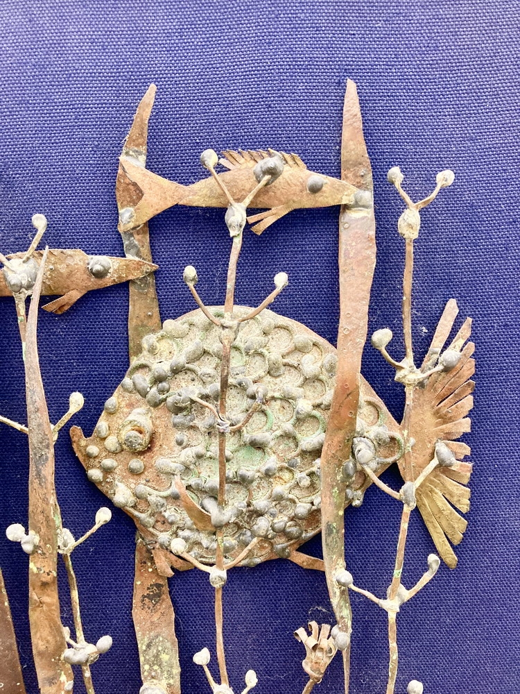 George Mccann | Aquarium Copper Wall Sculpture | MutualArt