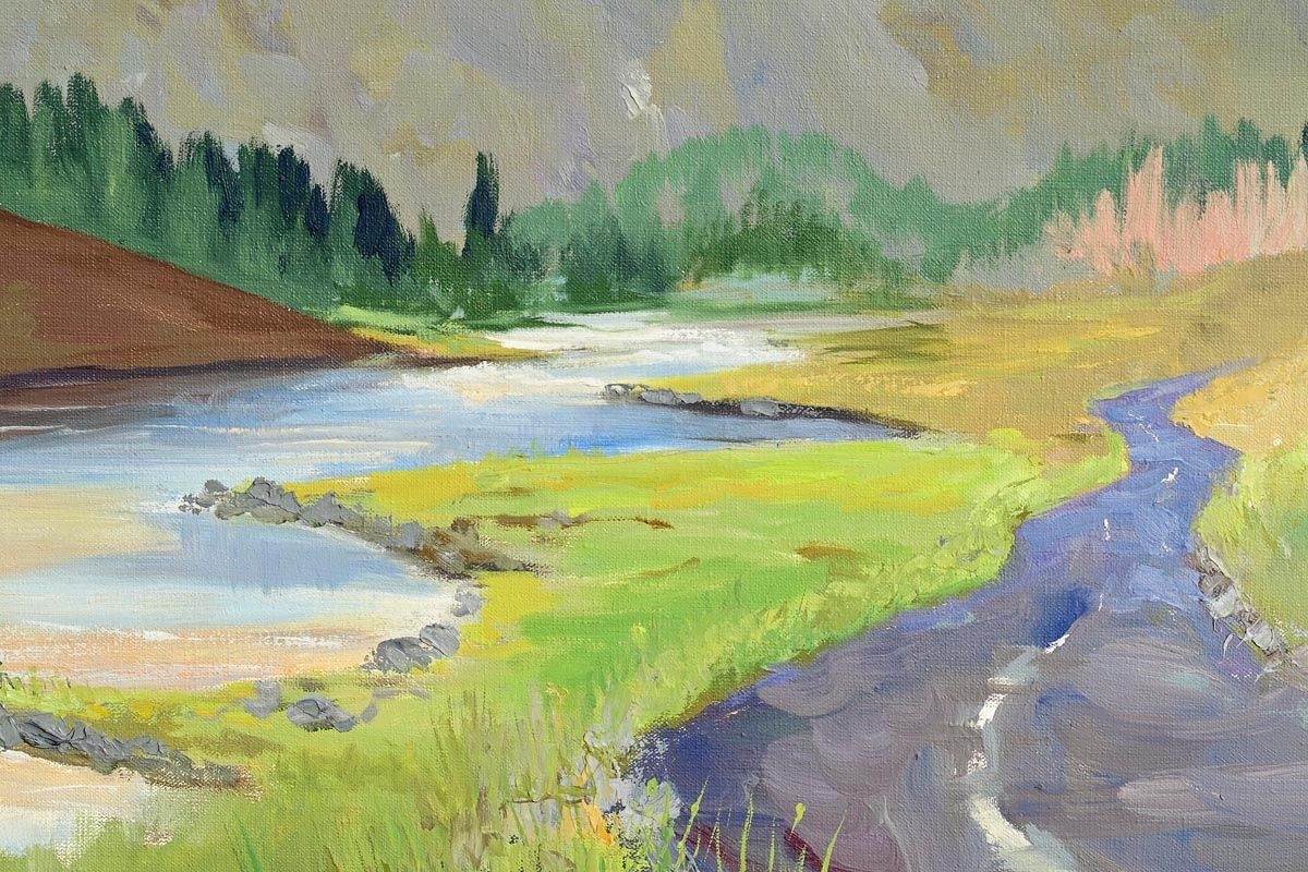 Ivor B. Coburn | Benlettery Mountain and Ballynahinch River | MutualArt