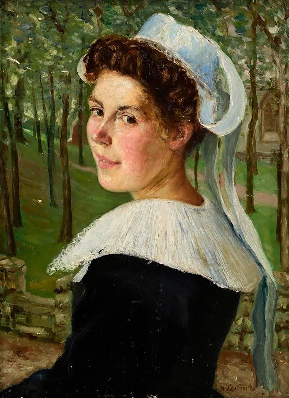 Henry d'Estienne | Jeune Femme de Pont-Aven | MutualArt