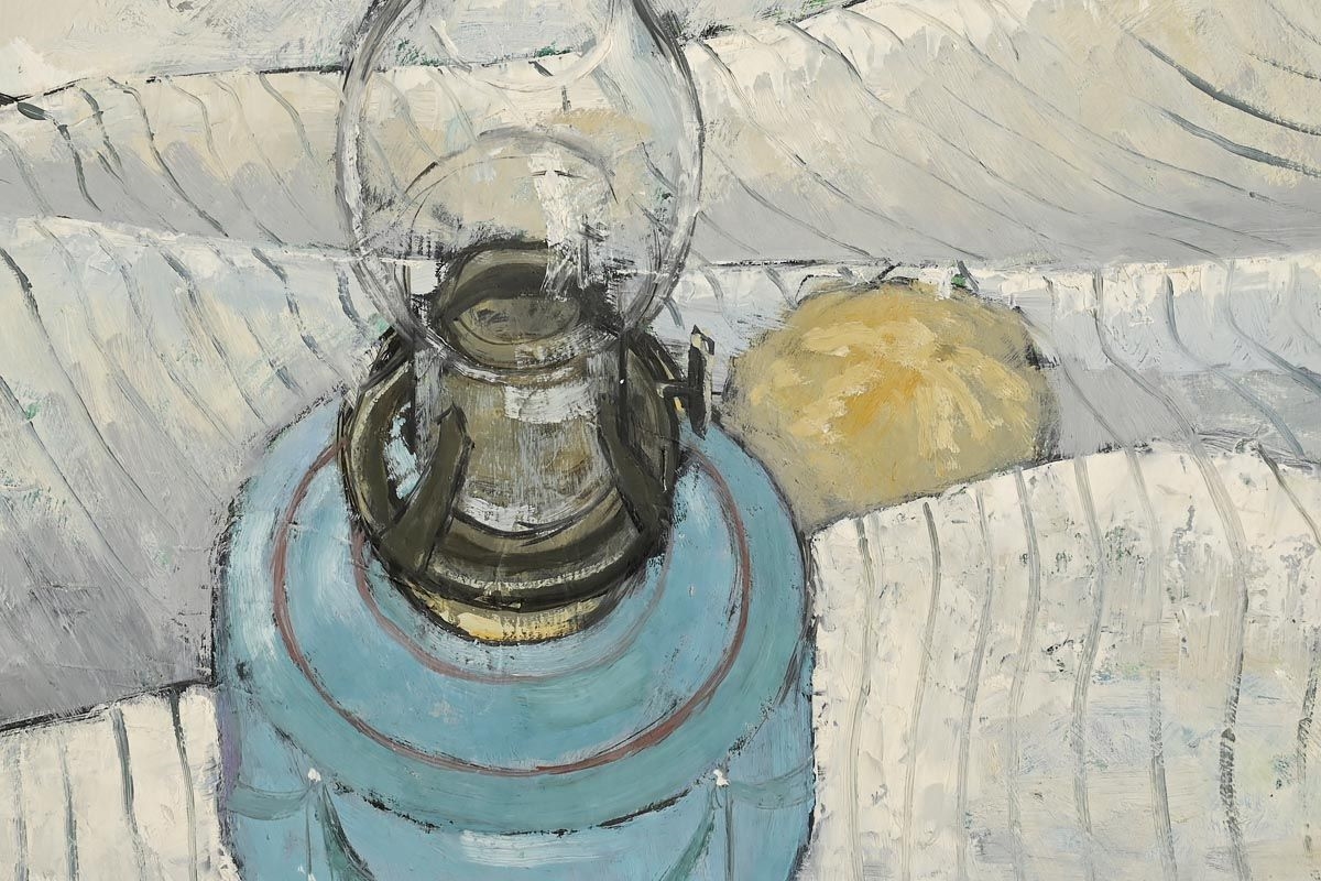 Richard Croft | Still Life with Lamp (1965) | MutualArt