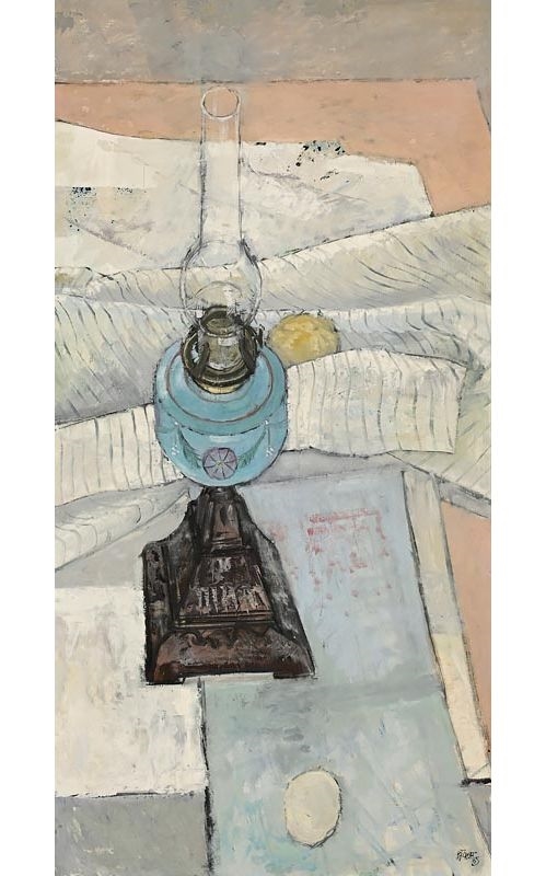 Richard Croft | Still Life with Lamp (1965) | MutualArt