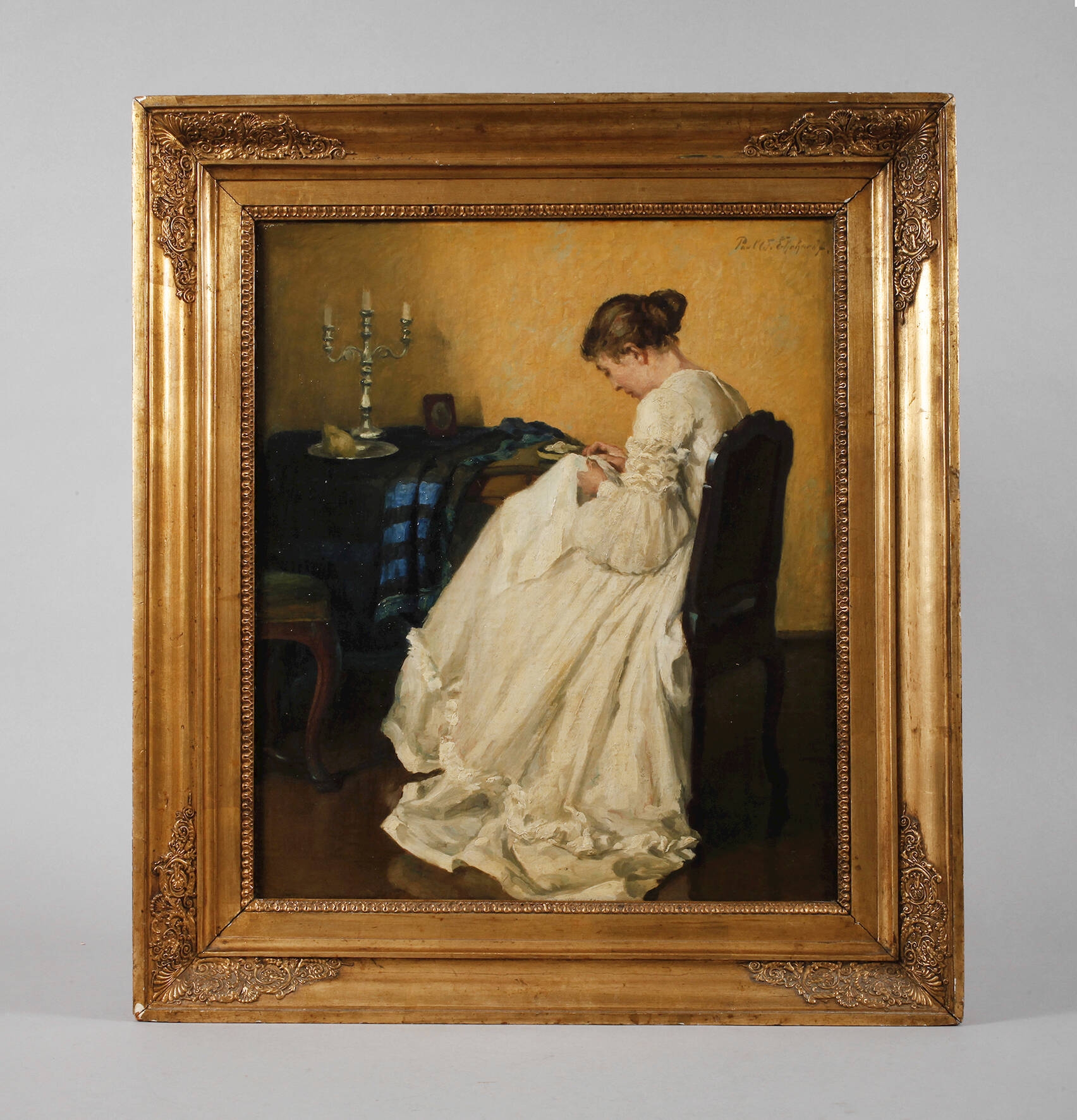 Paul Walter Ehrhardt | Näharbeit (1934) | MutualArt