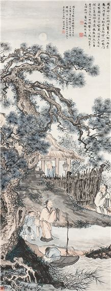 Feng Chaoran | Imitating Zhou Chen's Chaimen seeing off guests | MutualArt