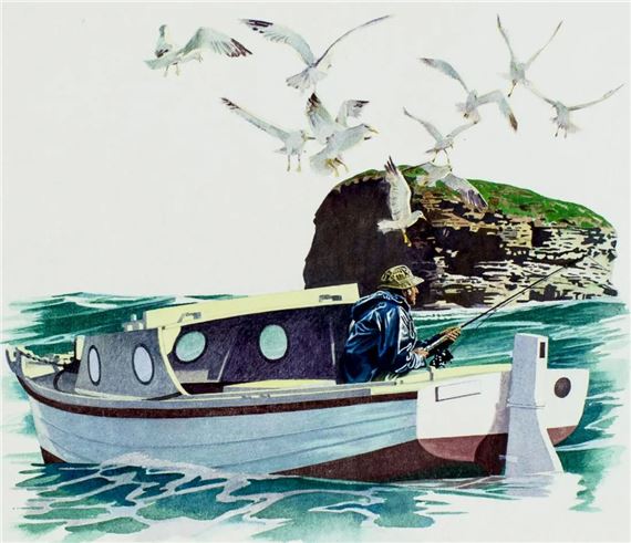 Brian Clinton | Fishing for Pleasure (1979) | MutualArt