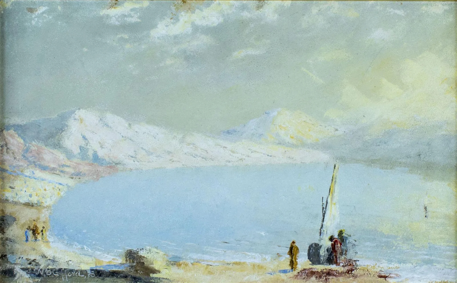 William Birdsall Gifford | Sea of Galilee (1913) | MutualArt