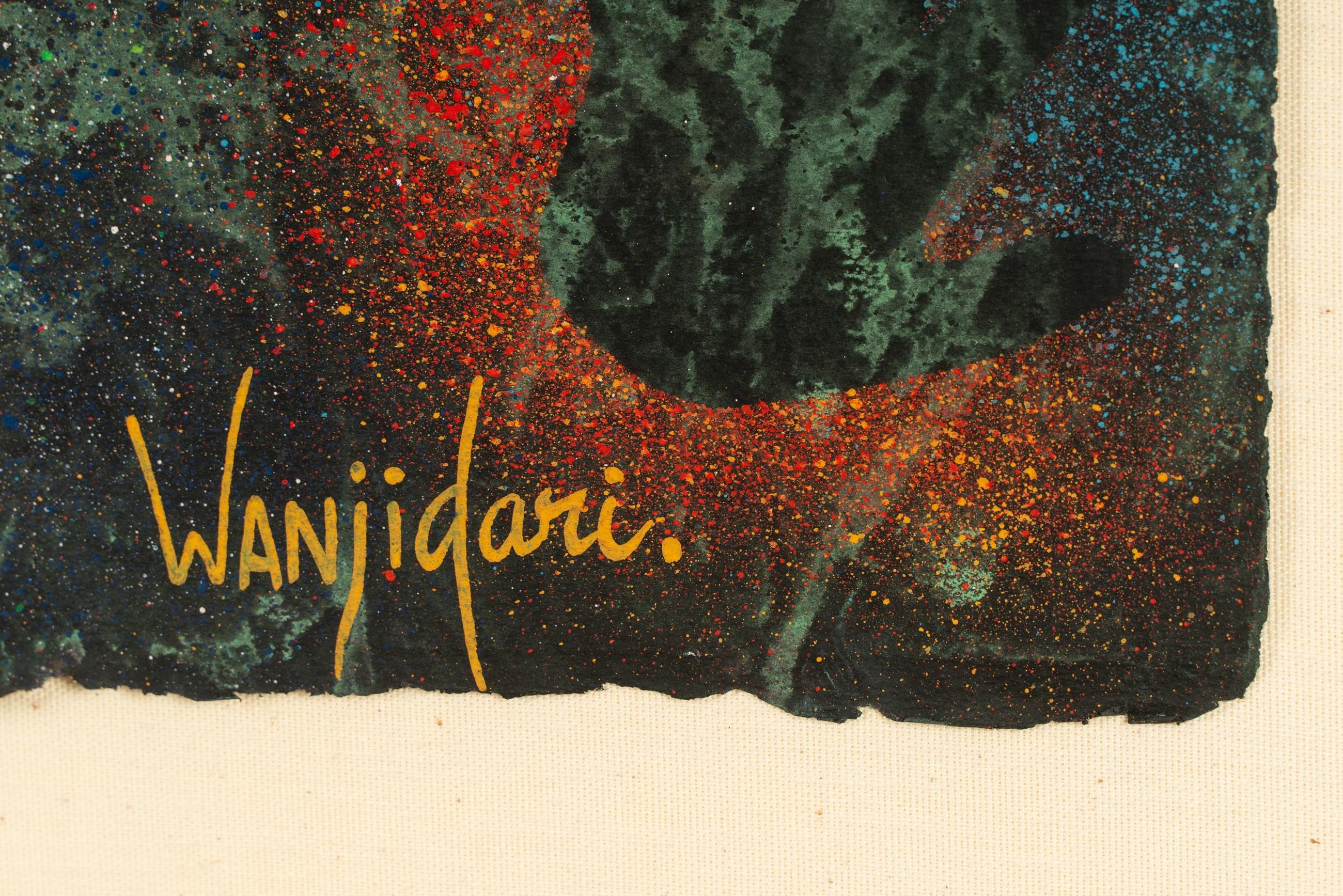 Leanne Reid Wanjidari | Dyptich of Fish, Dreamtime Serpent and Hands ...