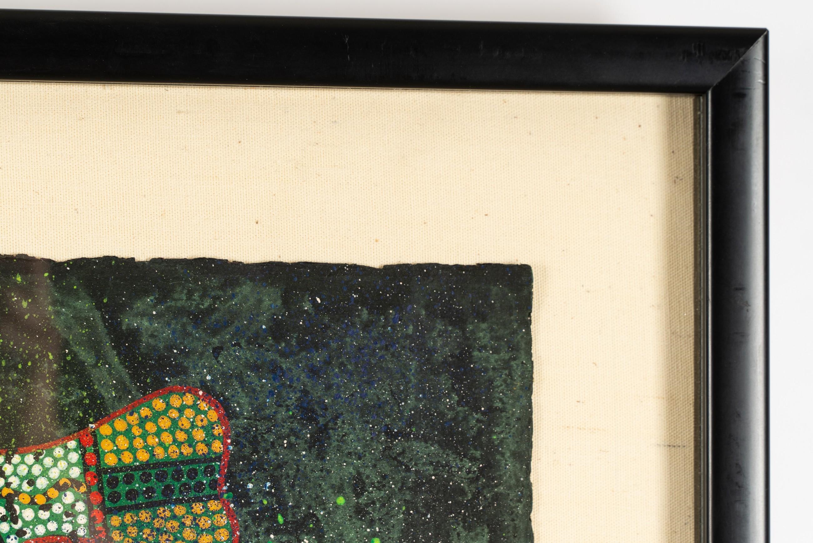 Leanne Reid Wanjidari | Dyptich of Fish, Dreamtime Serpent and Hands ...