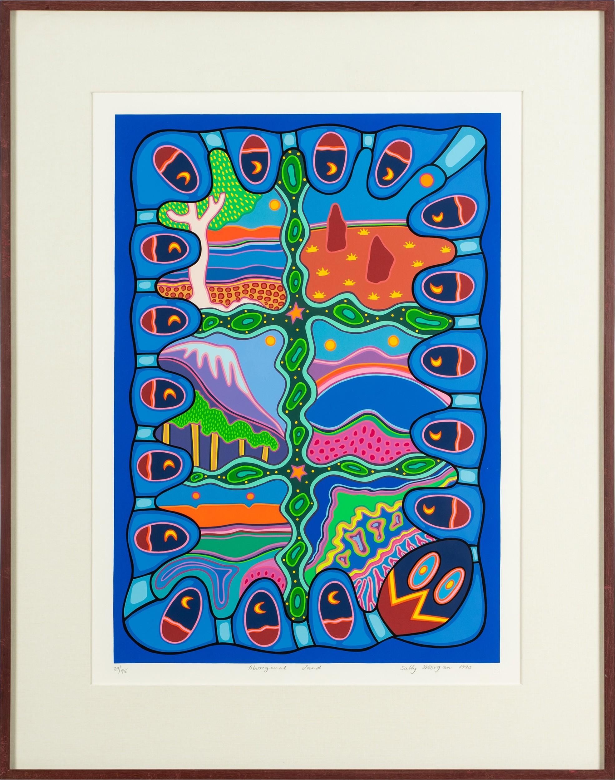 Sally Morgan | Aboriginal Land. ed. 39/95 | MutualArt