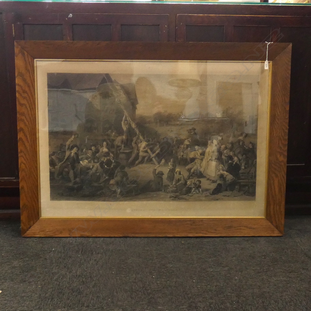 C.W. Sharpe | 'RAISING THE MAYPOLE' | MutualArt