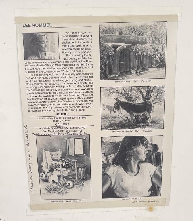 Lee Rommel | Indian life. | MutualArt