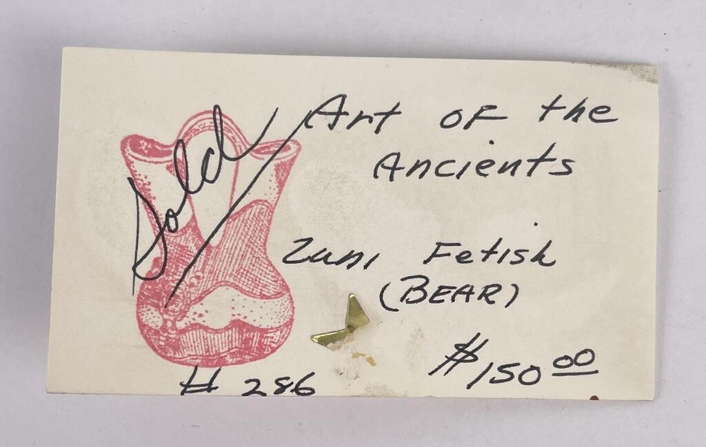 Sharon Teal-Coray | Zuni Bear Fetish | MutualArt