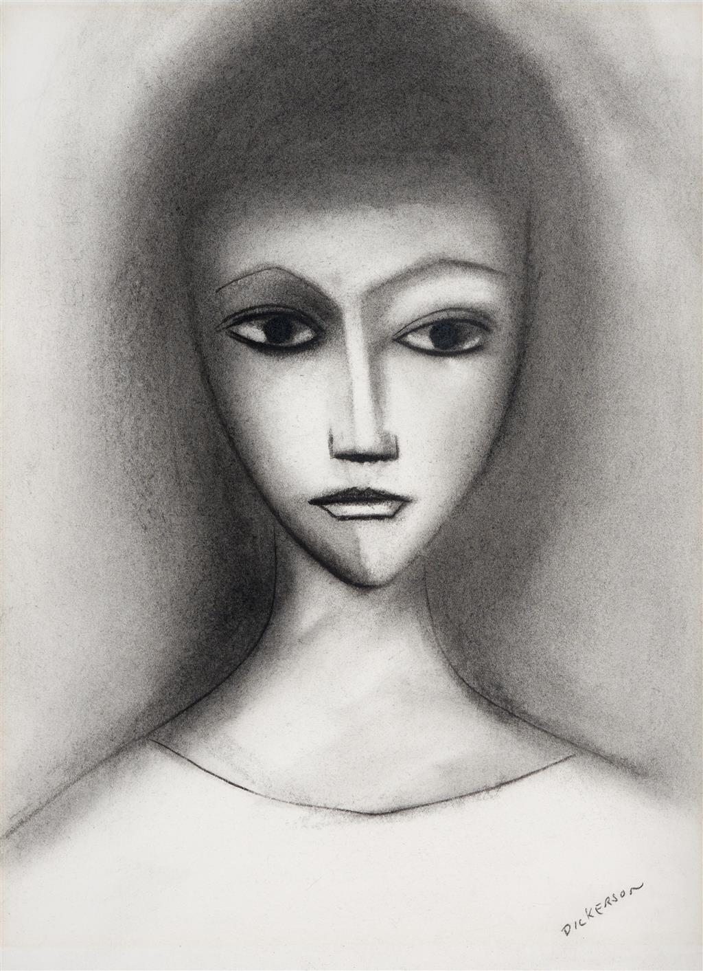 Robert Dickerson | Portrait of a Young Woman | MutualArt