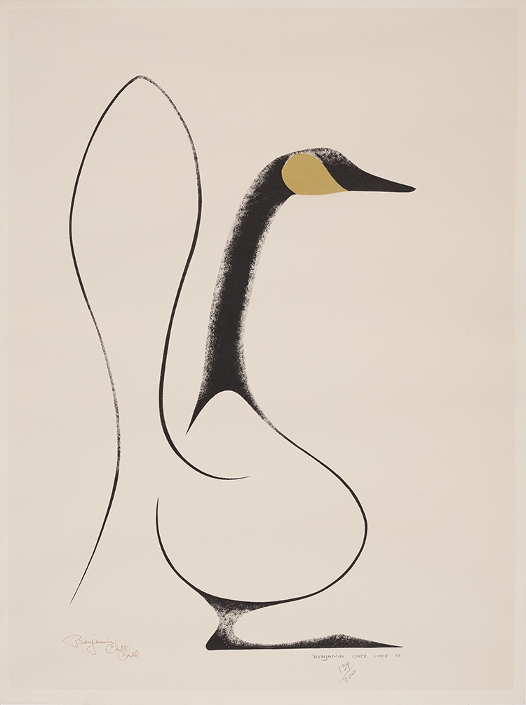 Benjamin Chee Chee | Goose (1975) | MutualArt