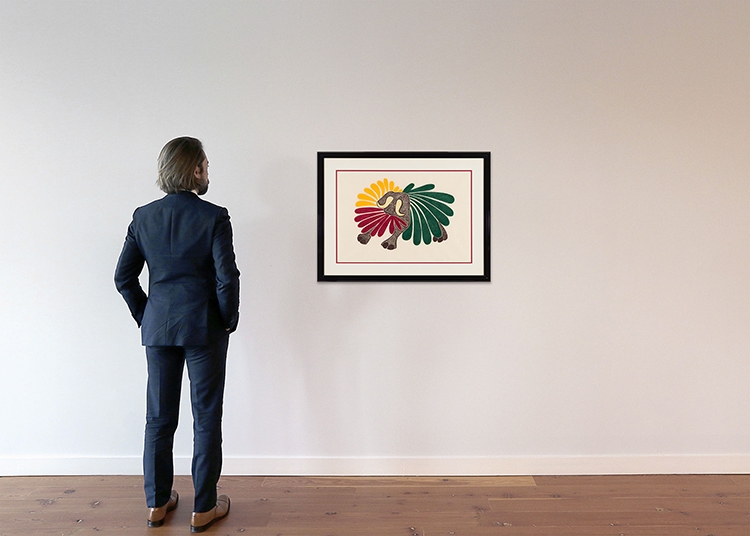 Agnes Nanogak | Goose, Mad Musk-Ox (1977) | MutualArt