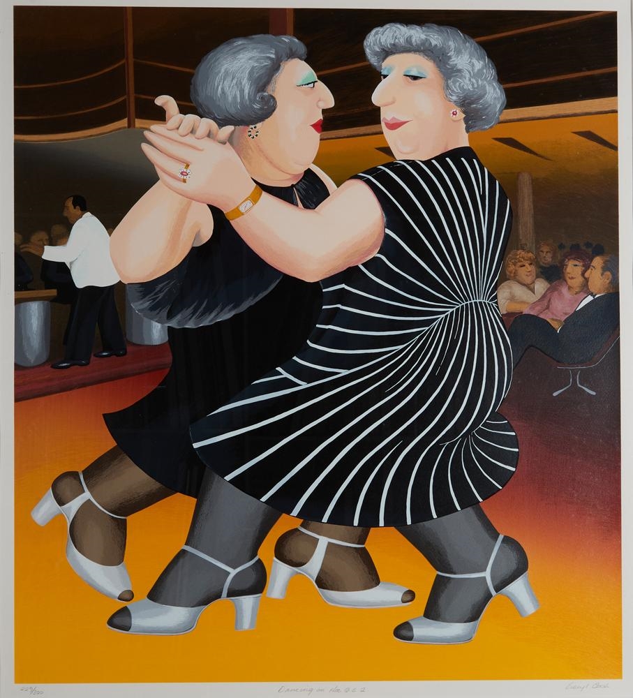 Beryl Cook | Dancing on the Q E 2 | MutualArt