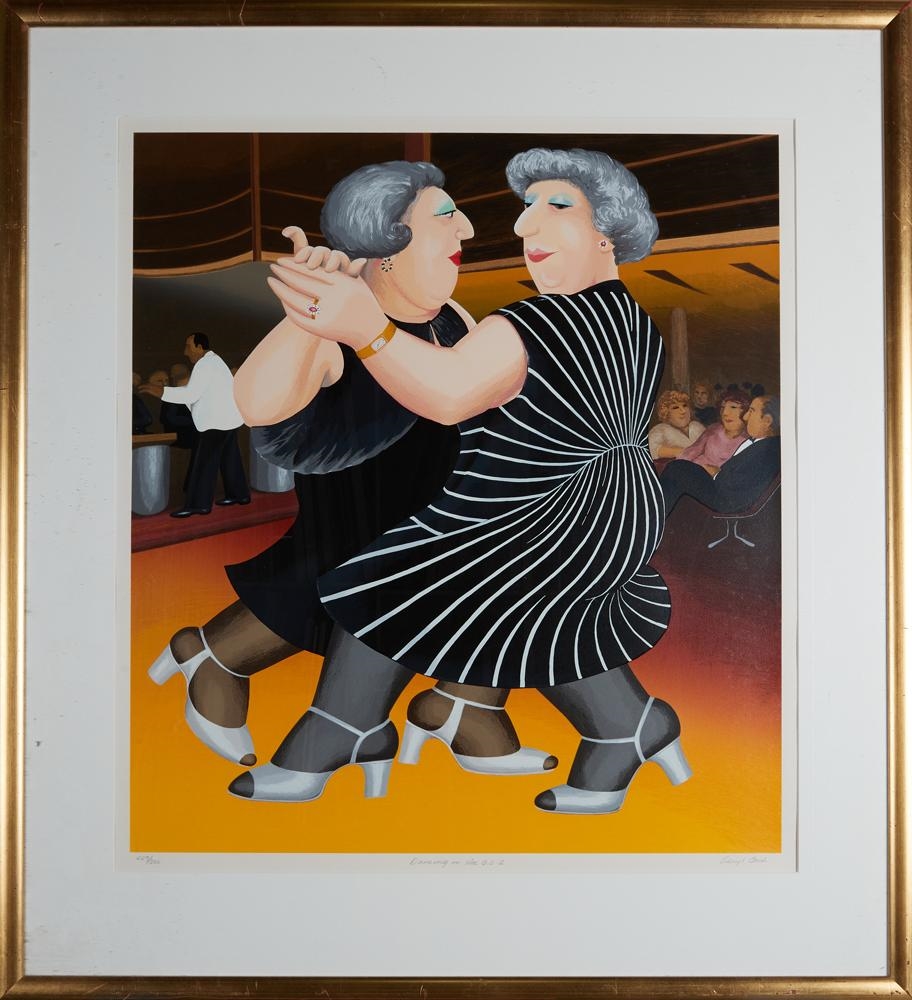 Beryl Cook | Dancing on the Q E 2 | MutualArt