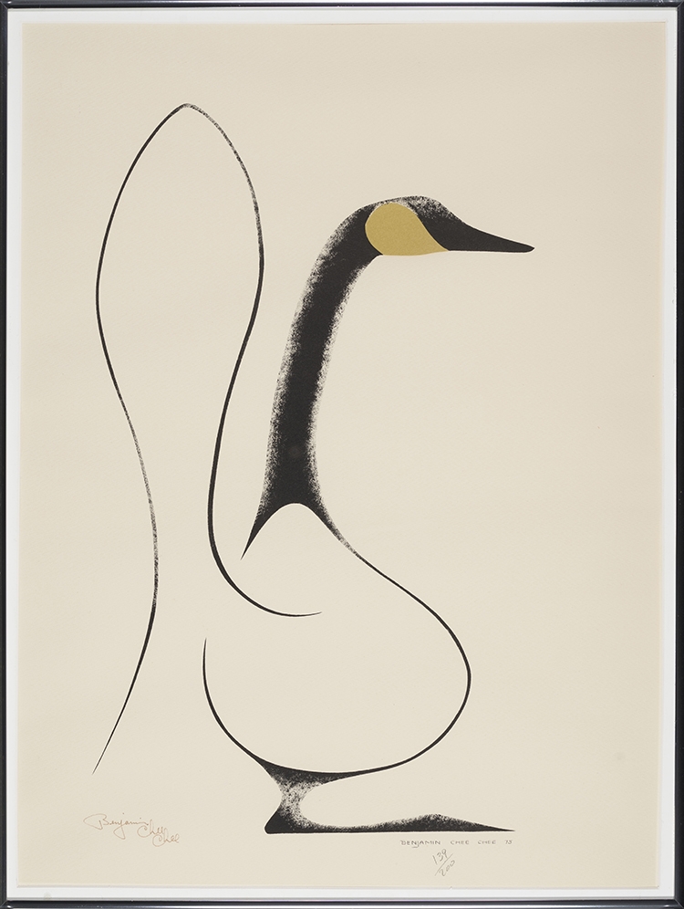 Benjamin Chee Chee | Goose (1975) | MutualArt