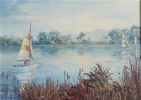 Richard Ponder | Boating Hamilton (1981) | MutualArt