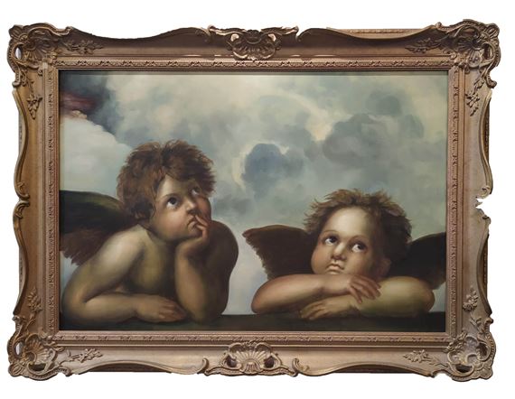 Raffaello Sanzio | 'Two Cherubs from the Sistine Madonna' | MutualArt