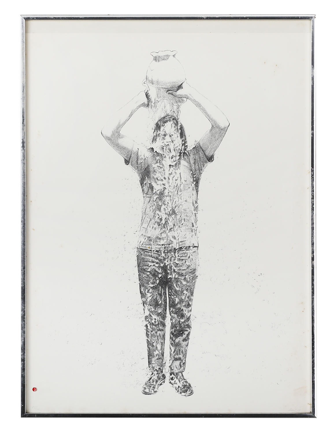 Gerald Gooch | Untitled - Man Pouring Water Over His Head (1968 ...