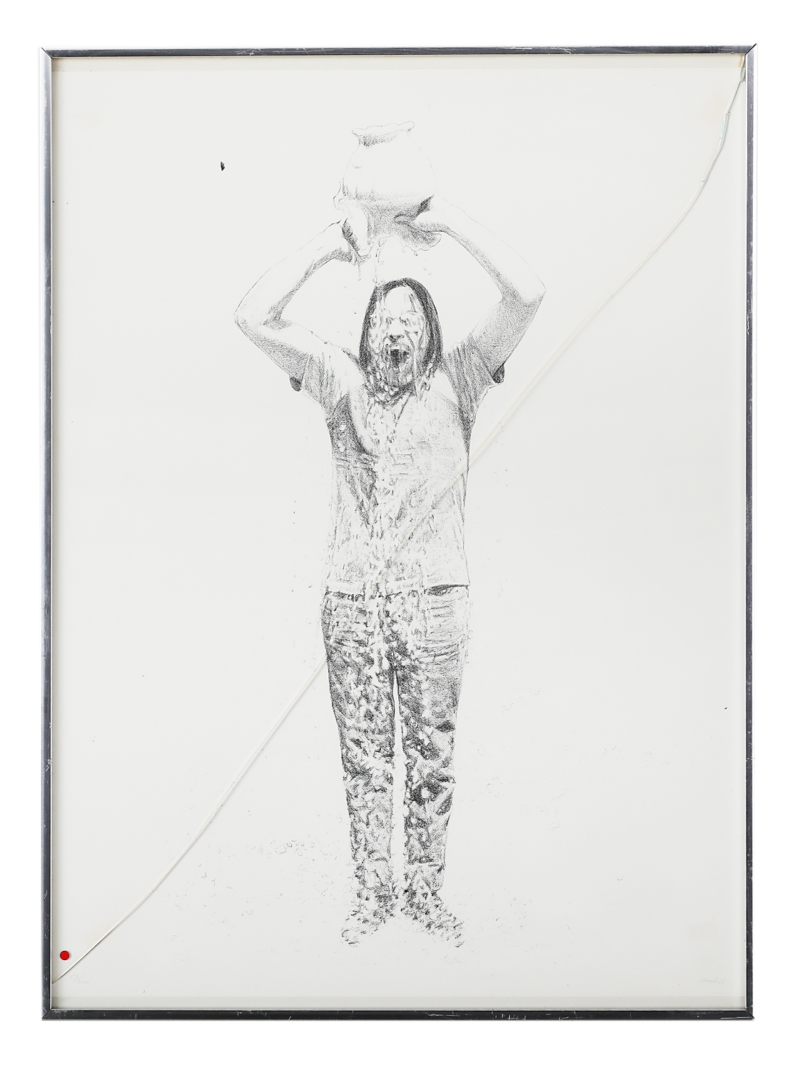 Gerald Gooch | Untitled - Man Pouring Water Over His Head (1968 ...