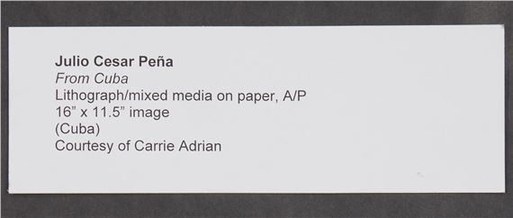 Julio Cesar Pena Peralta | From Cuba (2006) | MutualArt