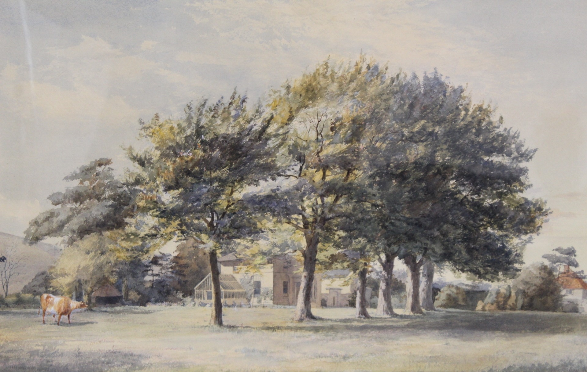 Alexander Fisher | A country house in parkland (1872) | MutualArt