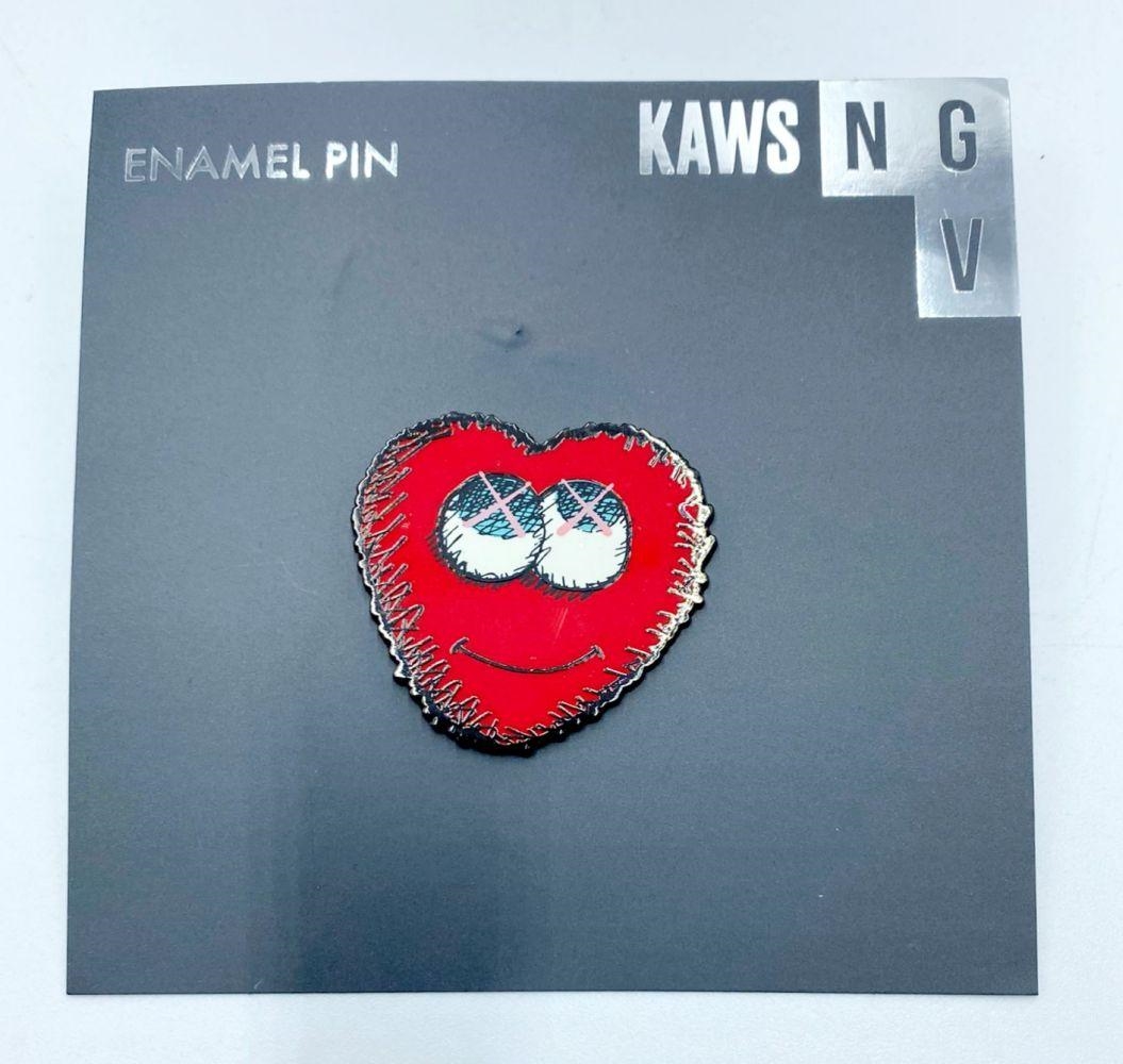 KAWS | Heart Enamel Pin (2019) | MutualArt