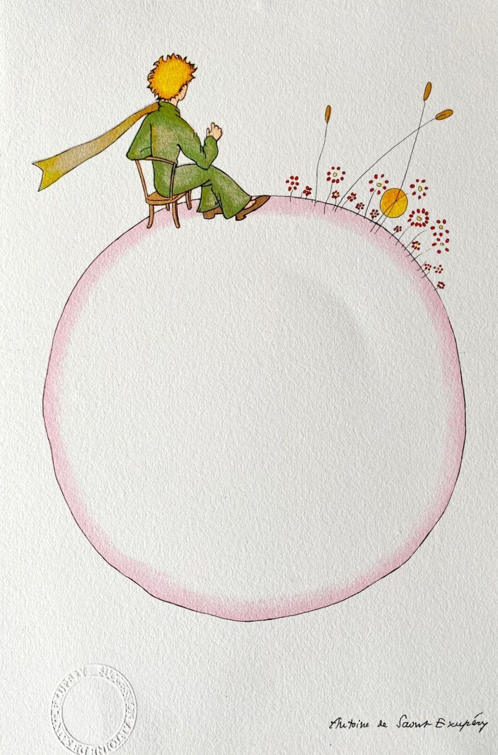 Antoine de Saint-Exupéry | Le Petit Prince et le coucher de soleil (The ...