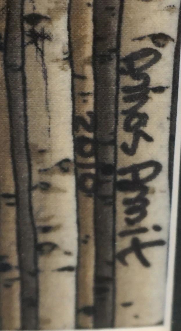 Amos Amit | Birch Trees, Batik | MutualArt