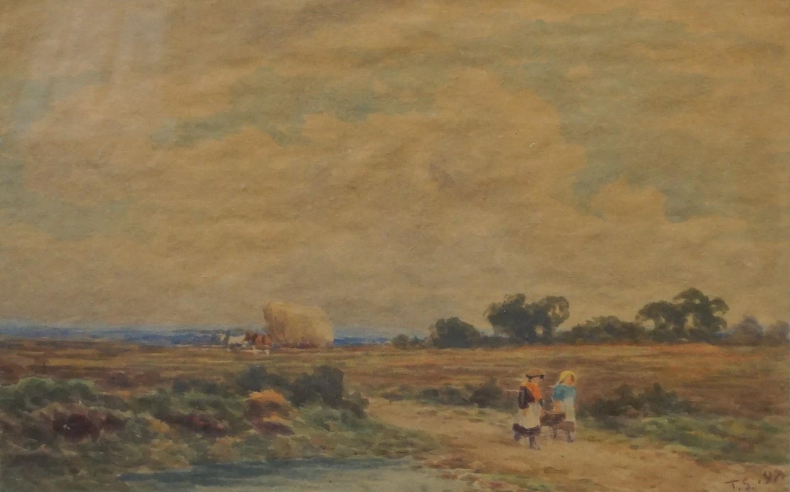 Thomas Spinks | Walking Along a Path | MutualArt