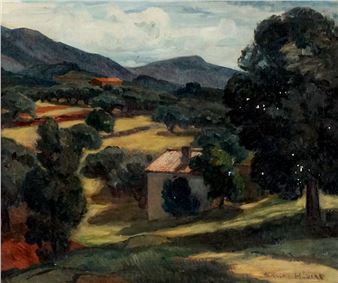 Adrien Hébert | SCENE DE PORT DE MONTREAL (1925) | MutualArt