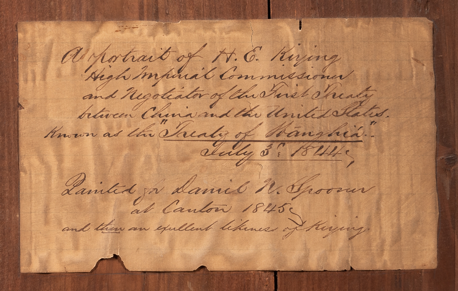 Chinese School, 19th Century | Portrait of High Imperial Commissioner ...