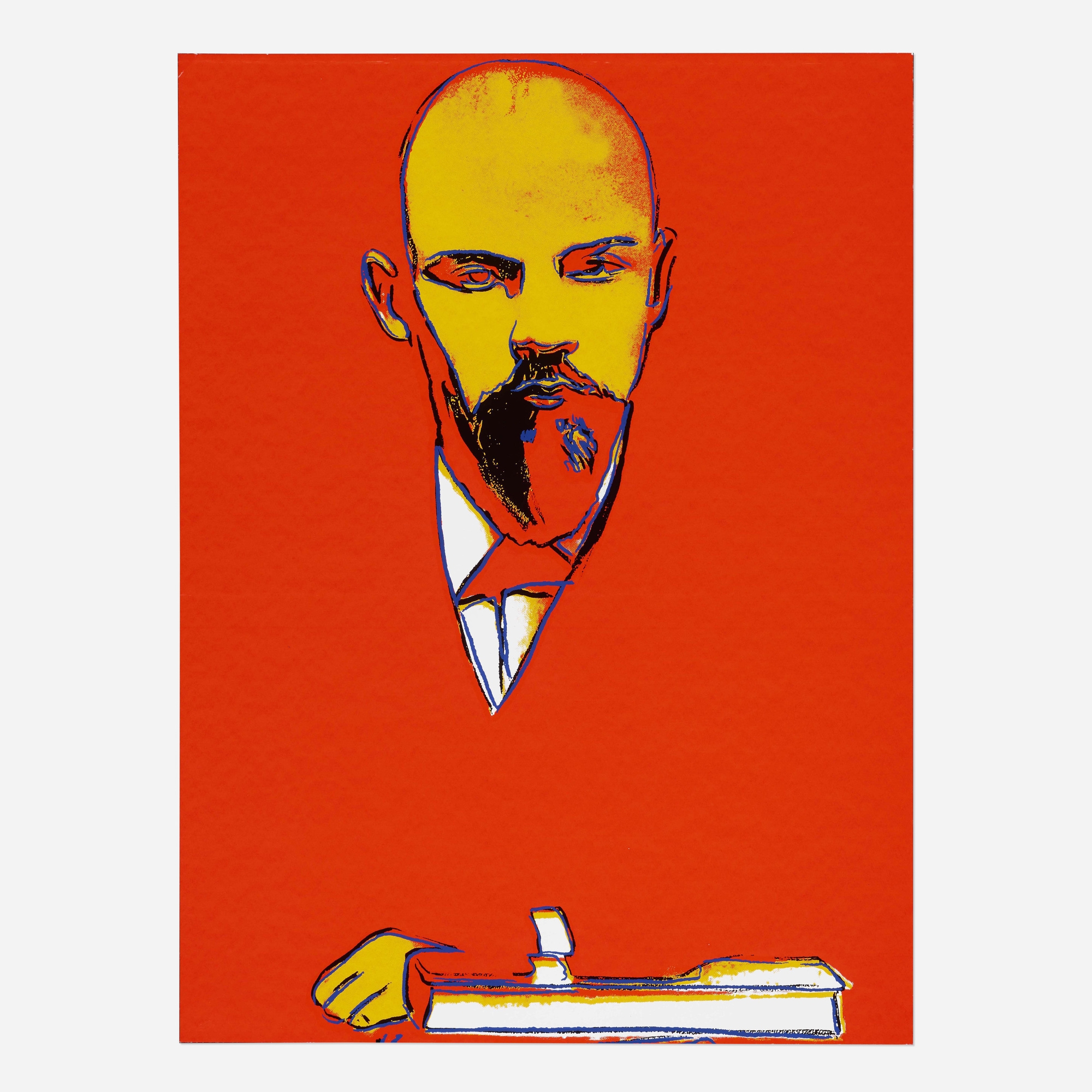 Andy Warhol | Red Lenin (1987) | MutualArt