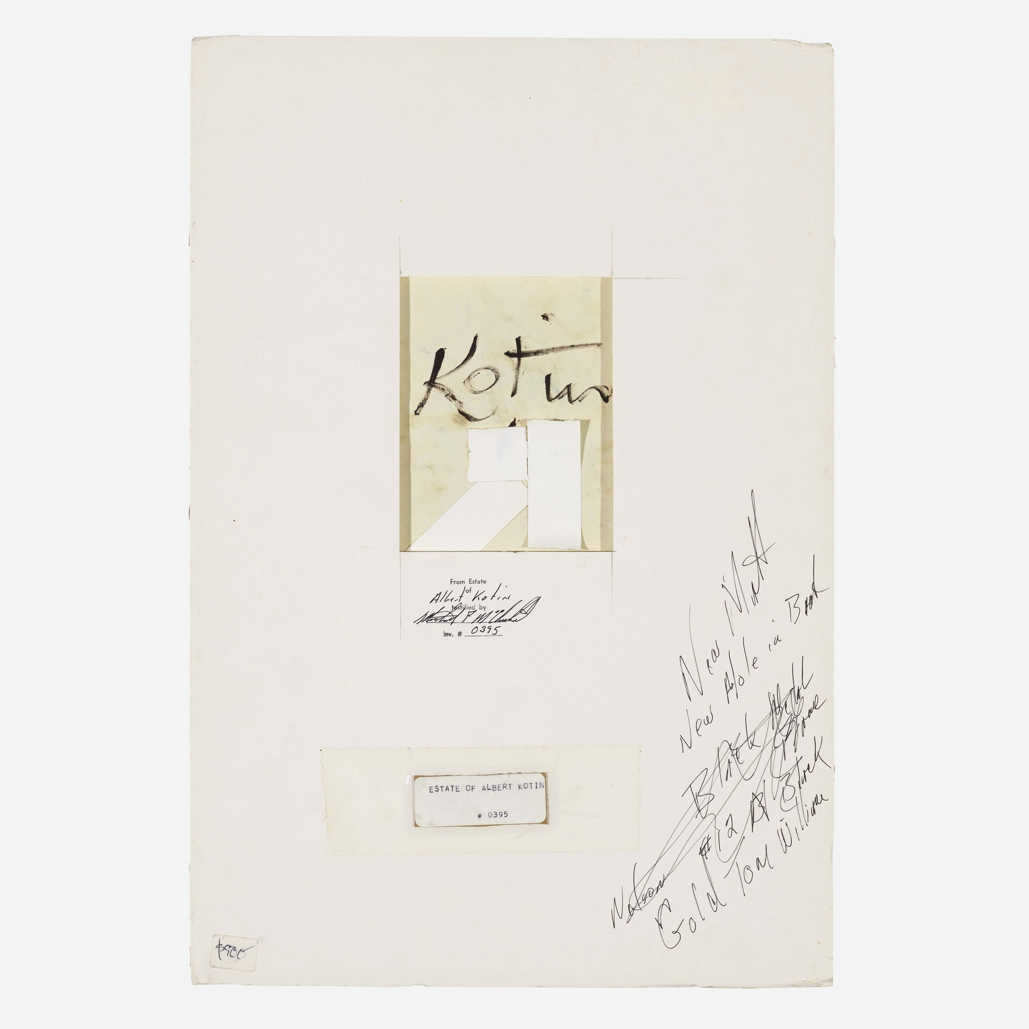 Albert Kotin | Abstract Portrait | MutualArt