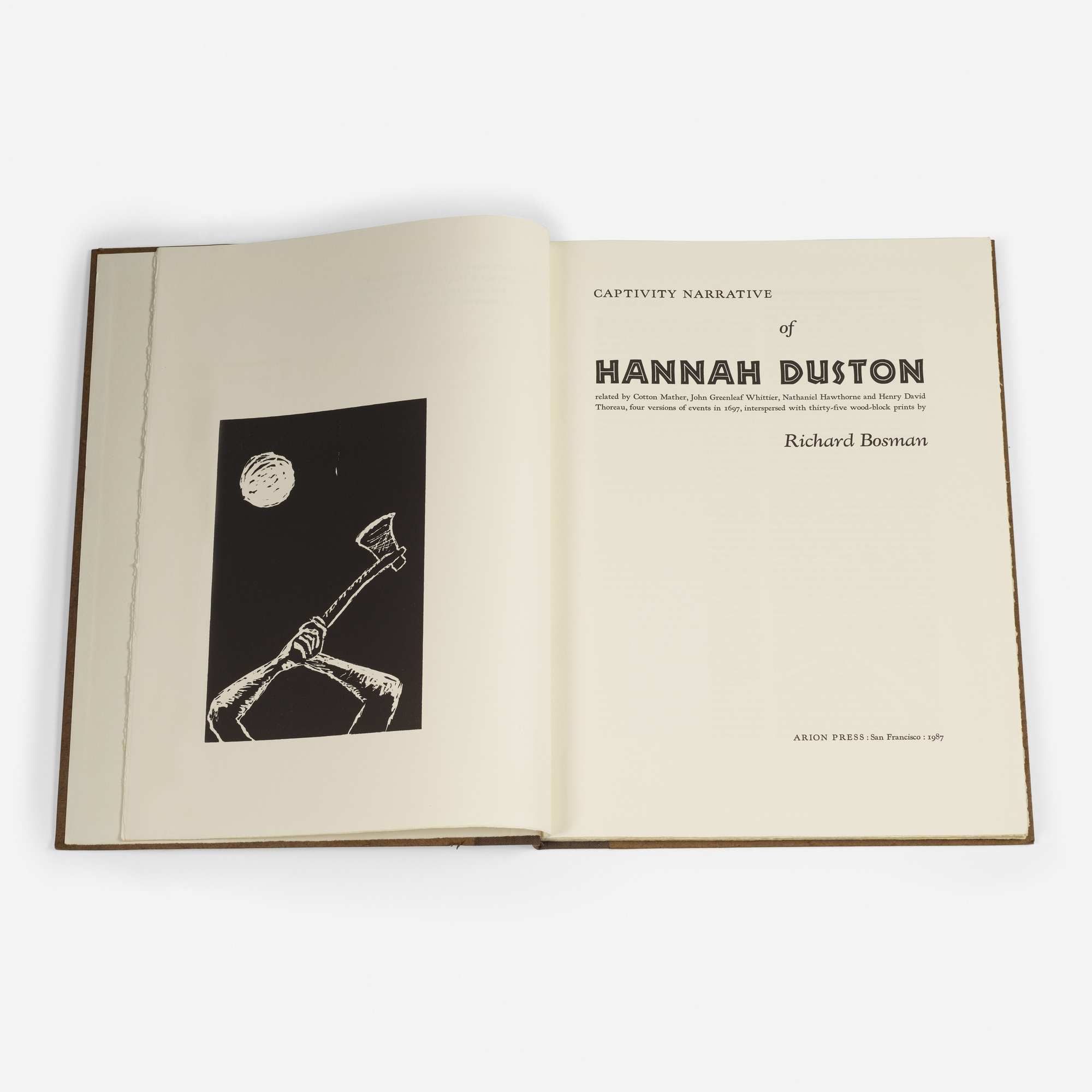 Richard Bosman | Captivity Narrative of Hannah Duston (1987) | MutualArt