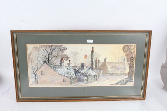 Brian Needham | country cottage with slate roof and tall chimney ...