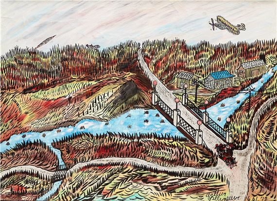 Arthur Villeneuve | Pont de la rivière Langevin (1972) | MutualArt