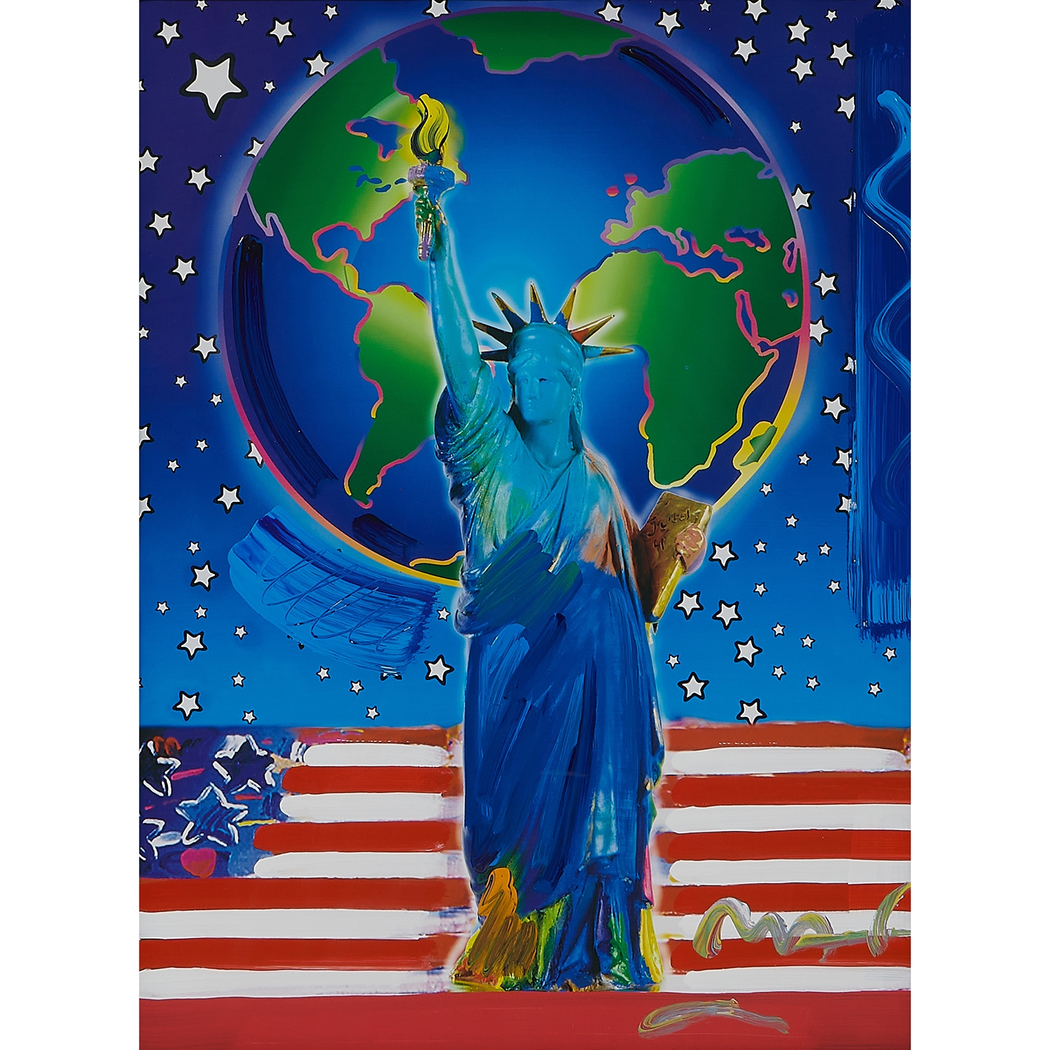 Peter Max | Peace on Earth (2001) | MutualArt
