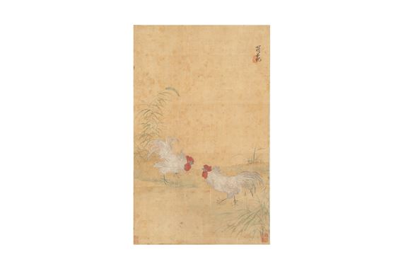 Lu Ji | Fighting Cockerels | MutualArt