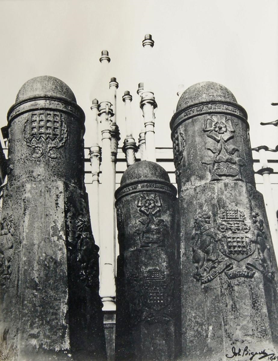 John Bignell | Two boys playing in a fountain | MutualArt