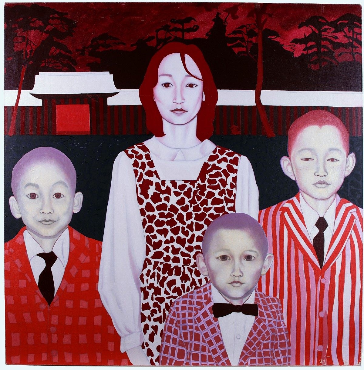 Zhang Xiaogang | Style of Zhang Xiaogang Acrylic on Canvas (1982 ...